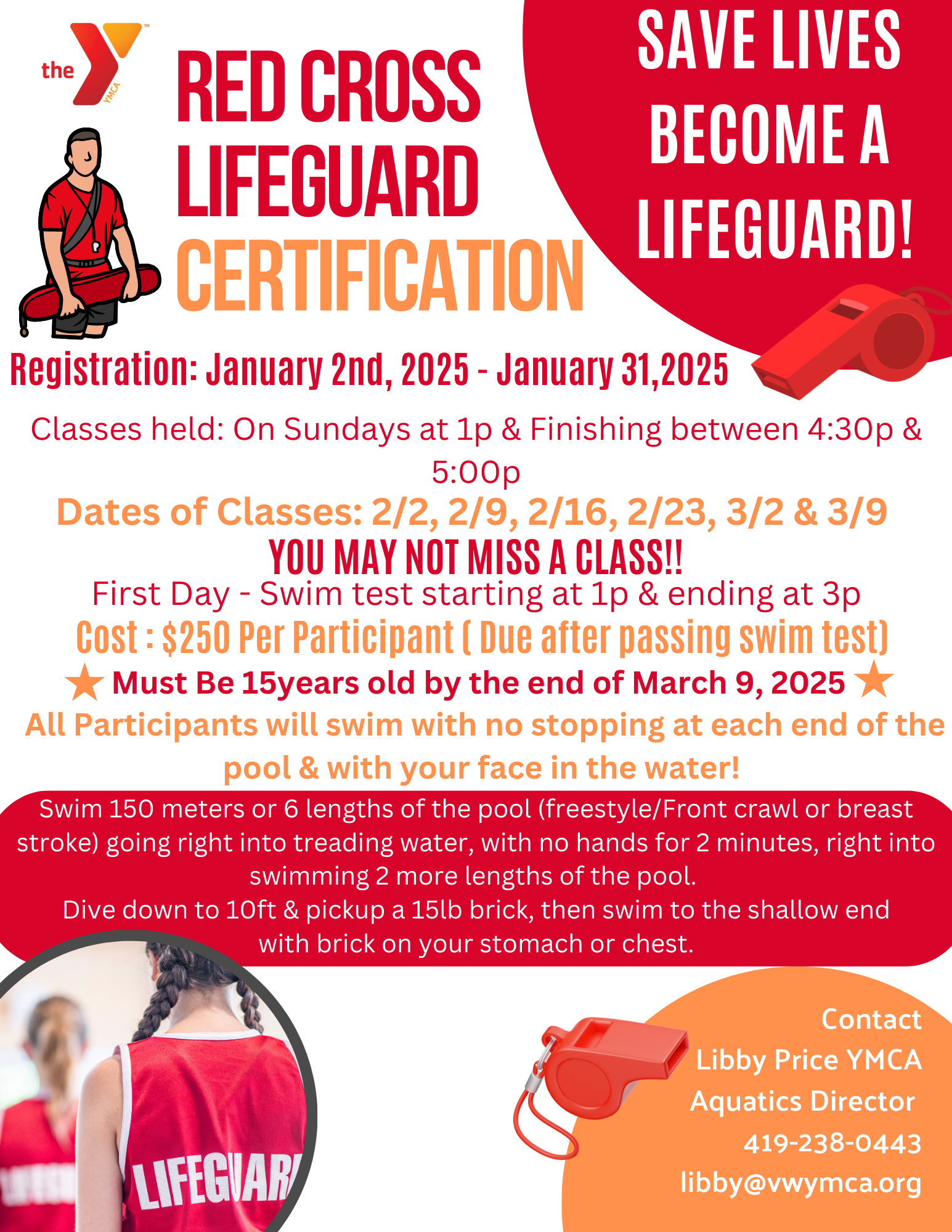 Lifeguard Certification Classes | YMCA of Van Wert County